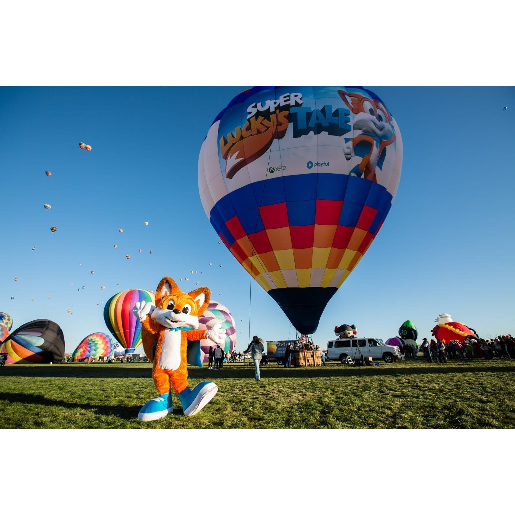 Xbox hot air balloon stunt sets new world record Bailey Balloons
