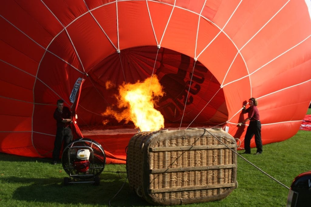 Inflating a Hot Air Balloon | Bailey Balloons